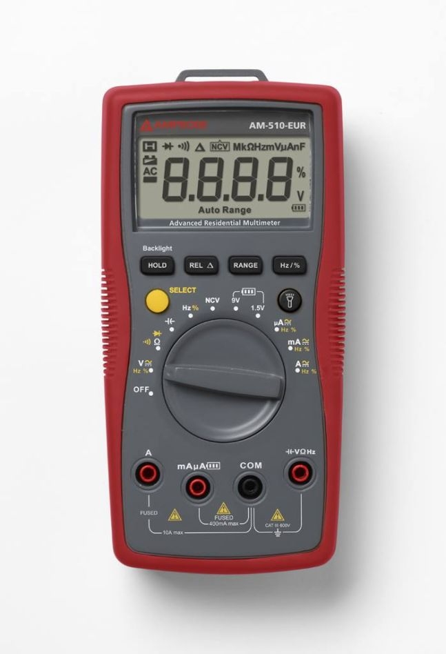 Beha-Amprobe 4102344 Multímetro digital AM-510-EUR con cables de prueba